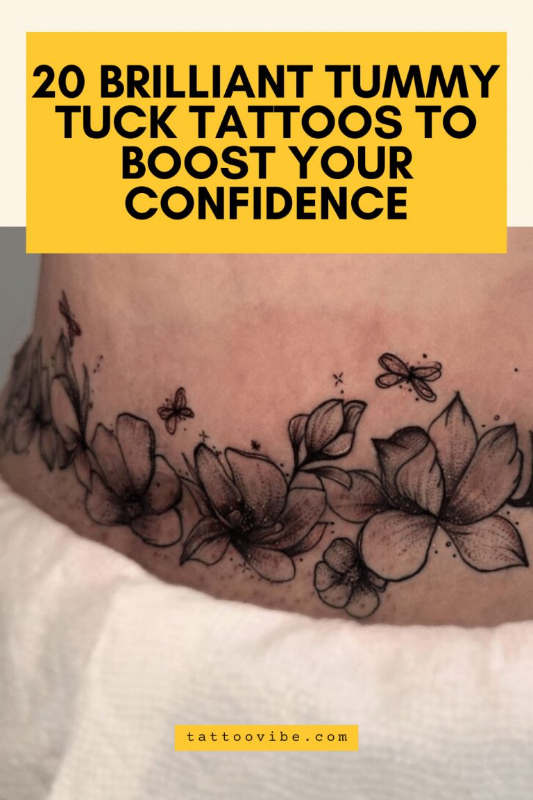 20 Brillante Bauchdeckenstraffungs-Tattoos für mehr Selbstvertrauen