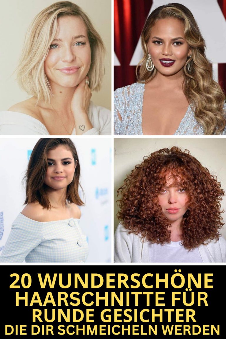 20 Wunderschöne Haarschnitte für runde Gesichter, die dir schmeicheln ...
