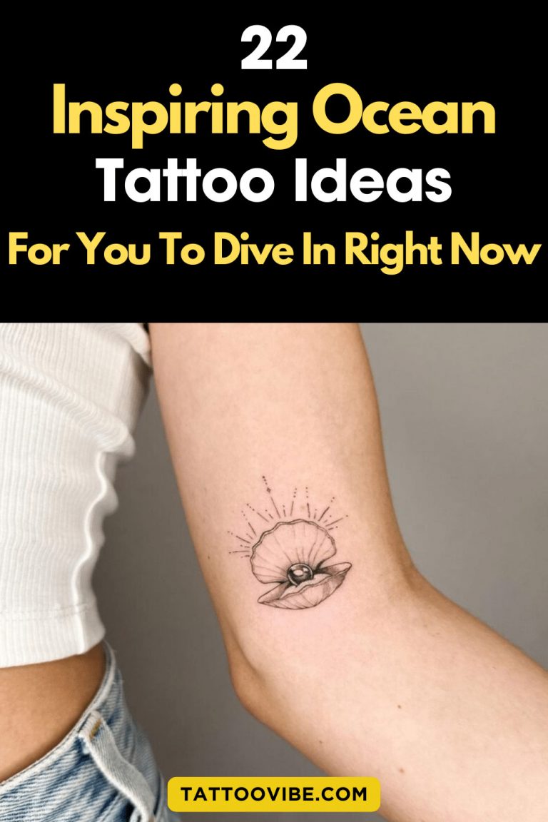 22 inspirierende Ozean-Tattoo-Ideen für Sie, um jetzt einzutauchen
