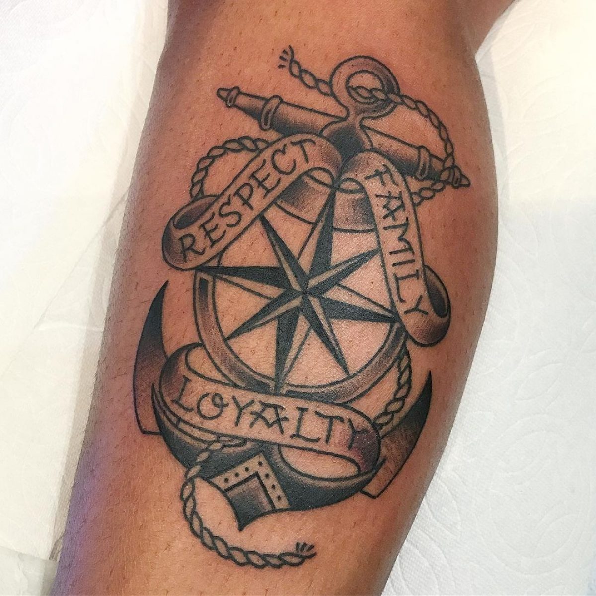 Verwunderlich Nautische Sterne Tattoo Bedeutung Bild