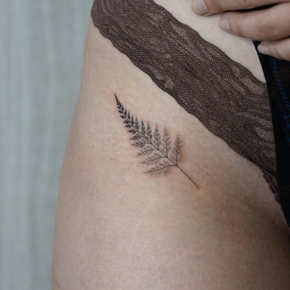 20 Phänomenale Farn-Tattoos, die deine Tinteninspiration wachsen lassen werden