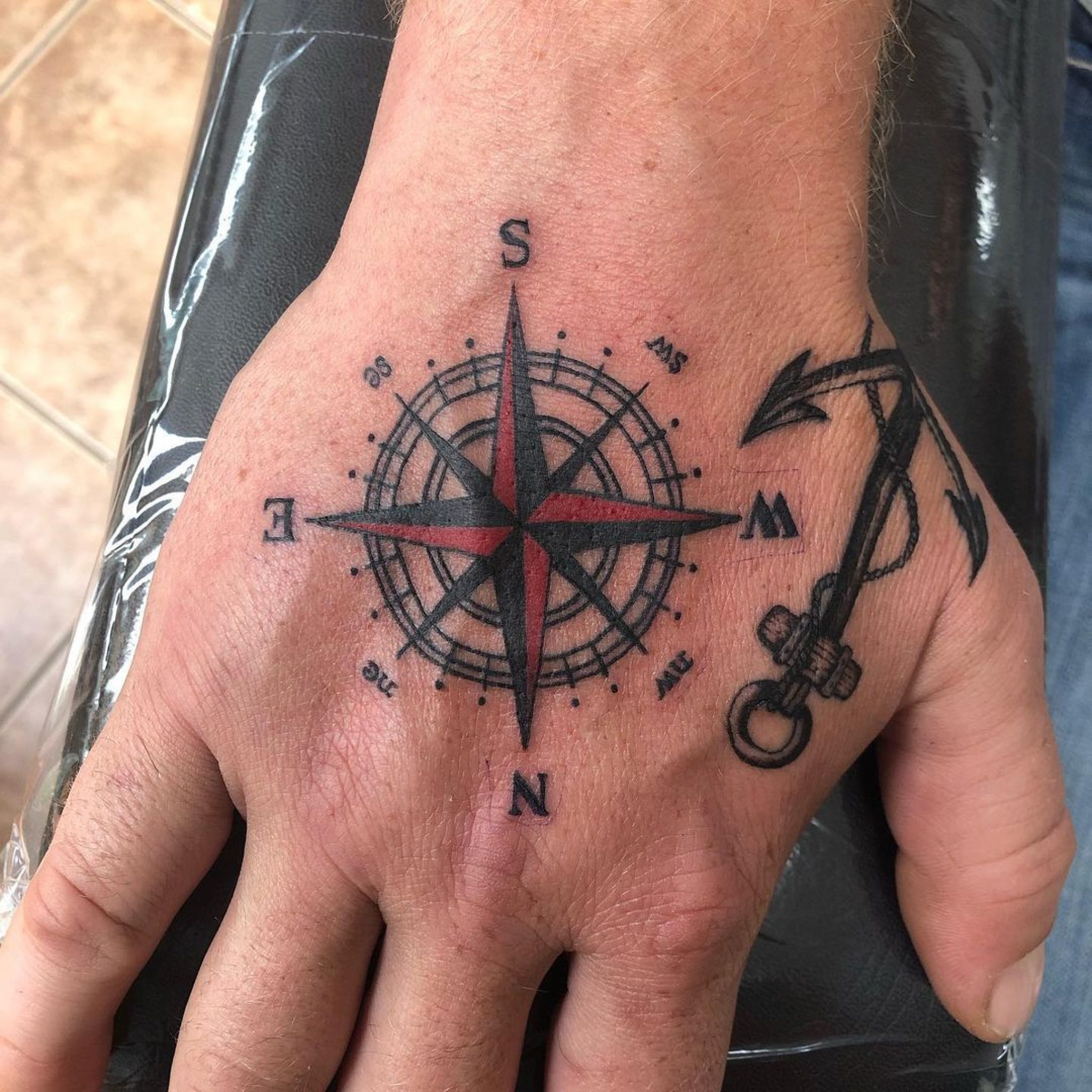 Verwunderlich Nautische Sterne Tattoo Bedeutung Bild