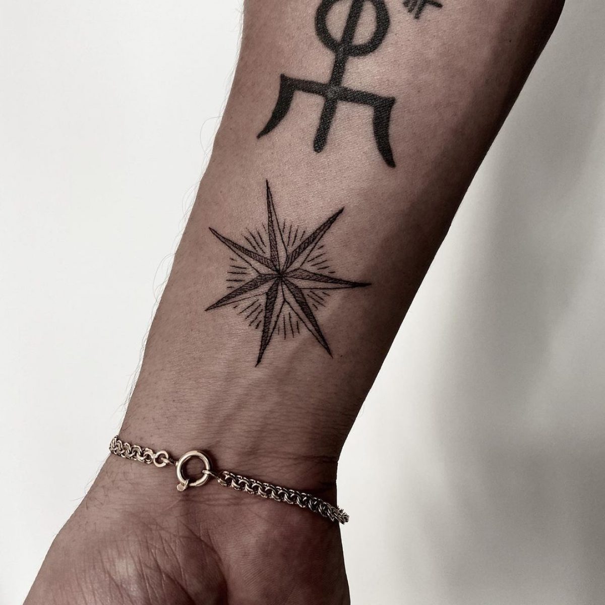 Verwunderlich Nautische Sterne Tattoo Bedeutung Bild