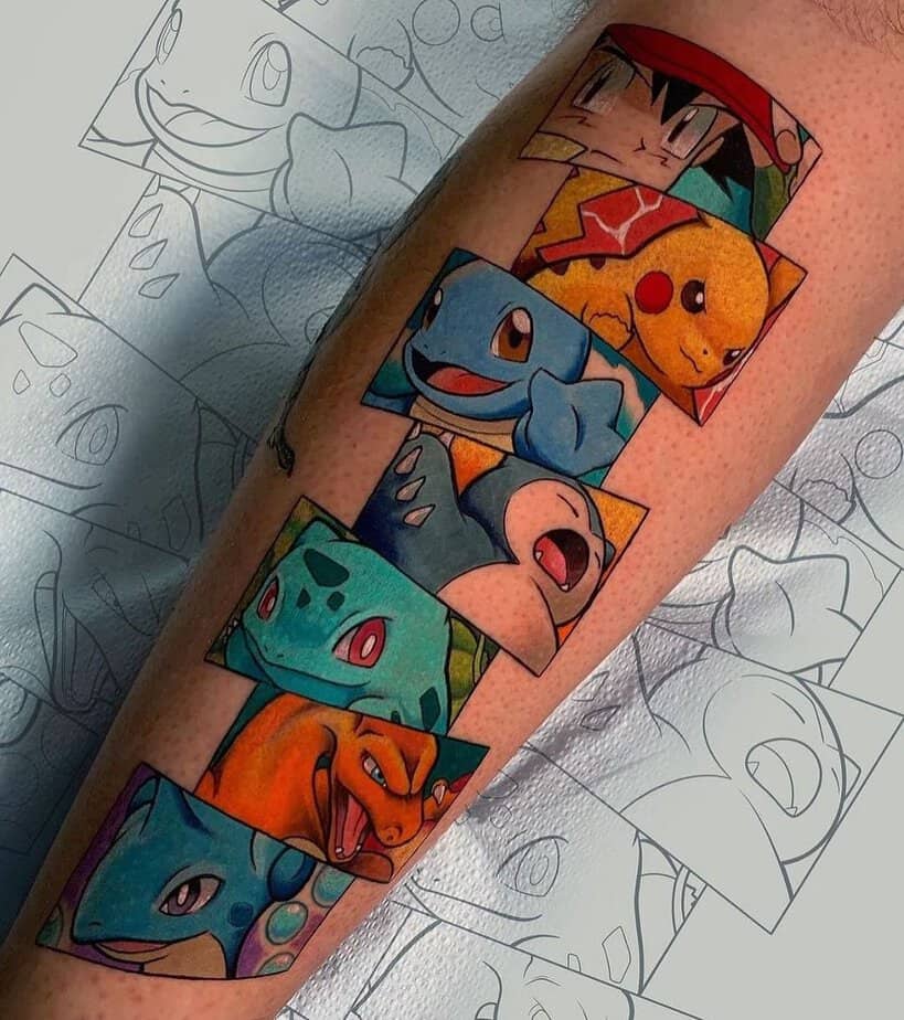 Du musst sie alle fangen! 26 Pokémon-Tattoos für dein inneres Kind