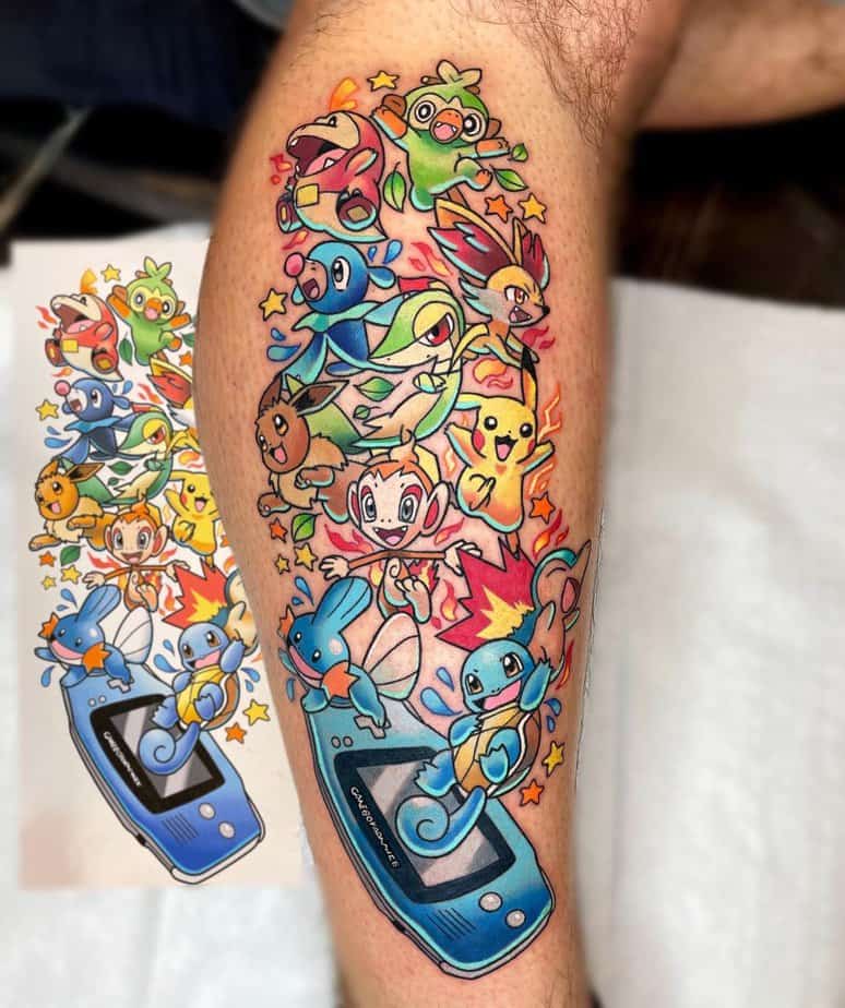 Du musst sie alle fangen! 26 Pokémon-Tattoos für dein inneres Kind