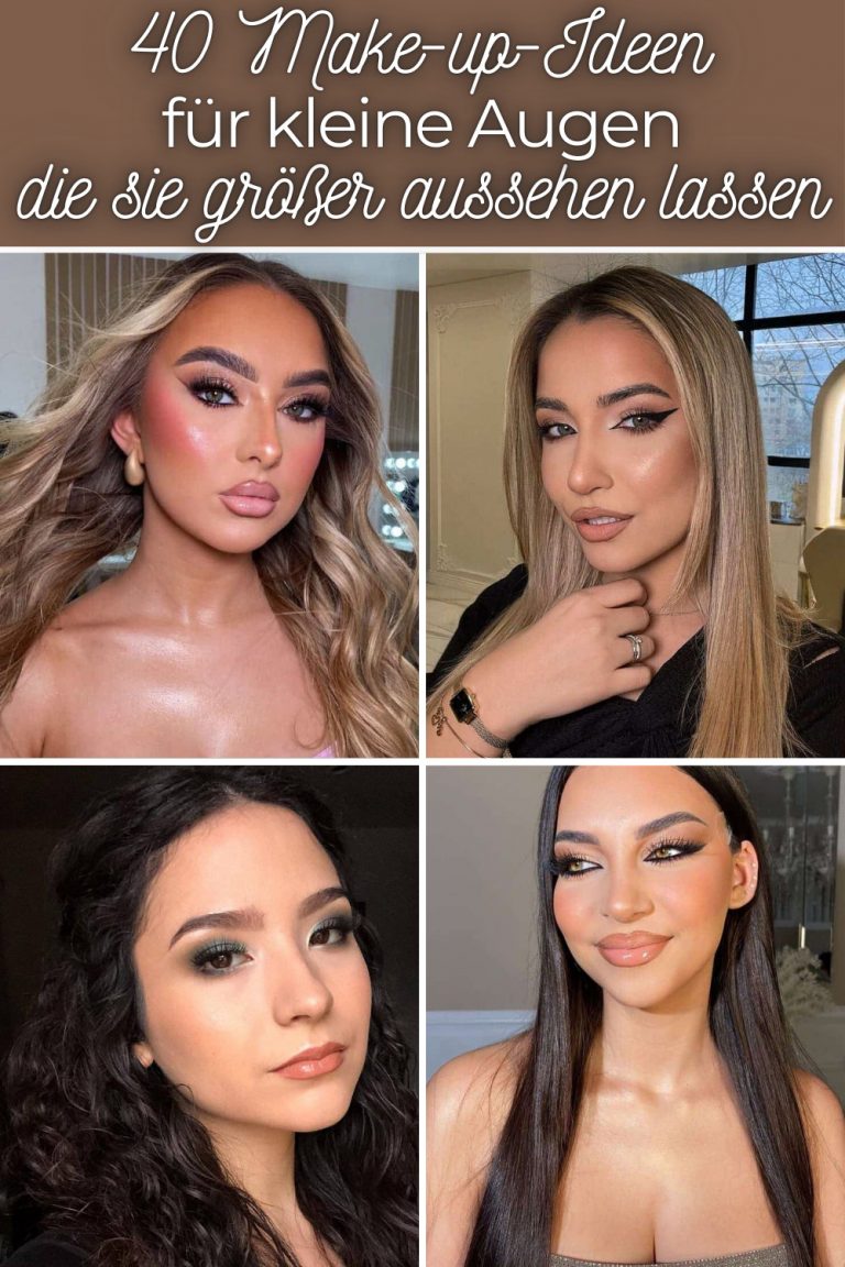 40 Make-up-Ideen für kleine Augen, die sie größer aussehen lassen
