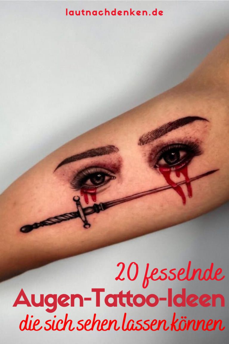 20 fesselnde Augen-Tattoo-Ideen, die sich sehen lassen können