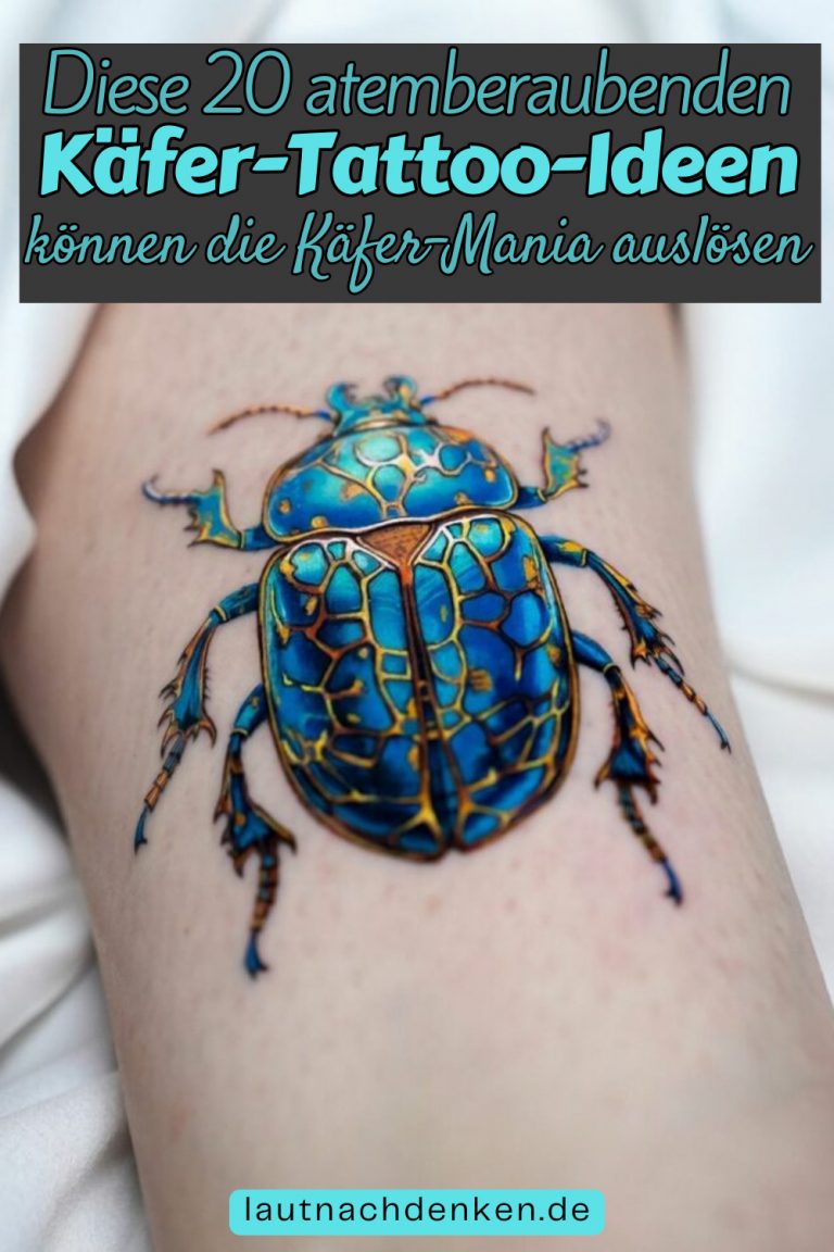 Diese 20 atemberaubenden Käfer-Tattoo-Ideen können die Käfer-Mania auslösen