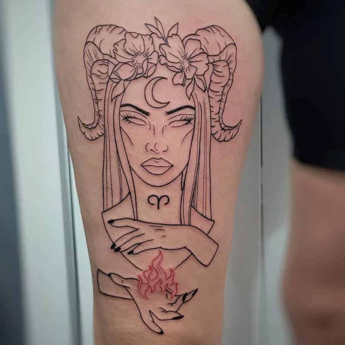 20 verblüffende Widder-Tattoo-Ideen, die du so schnell wie möglich ...