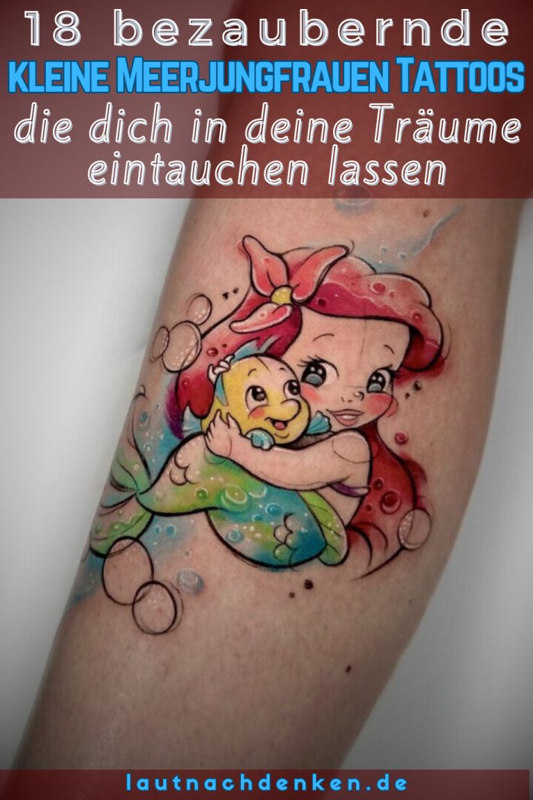Meerjungfrau Tattoo Klein