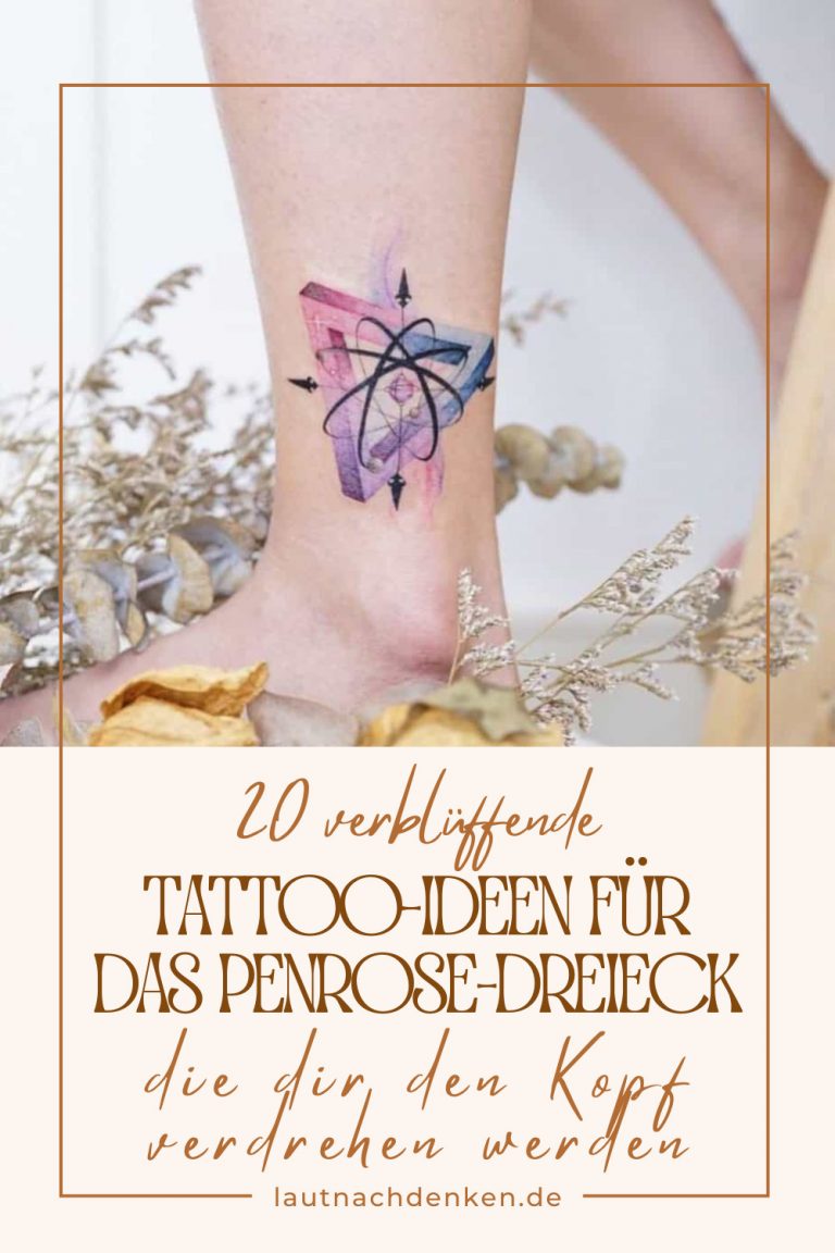 20 verblüffende Tattoo-Ideen für das Penrose-Dreieck, die dir den Kopf ...