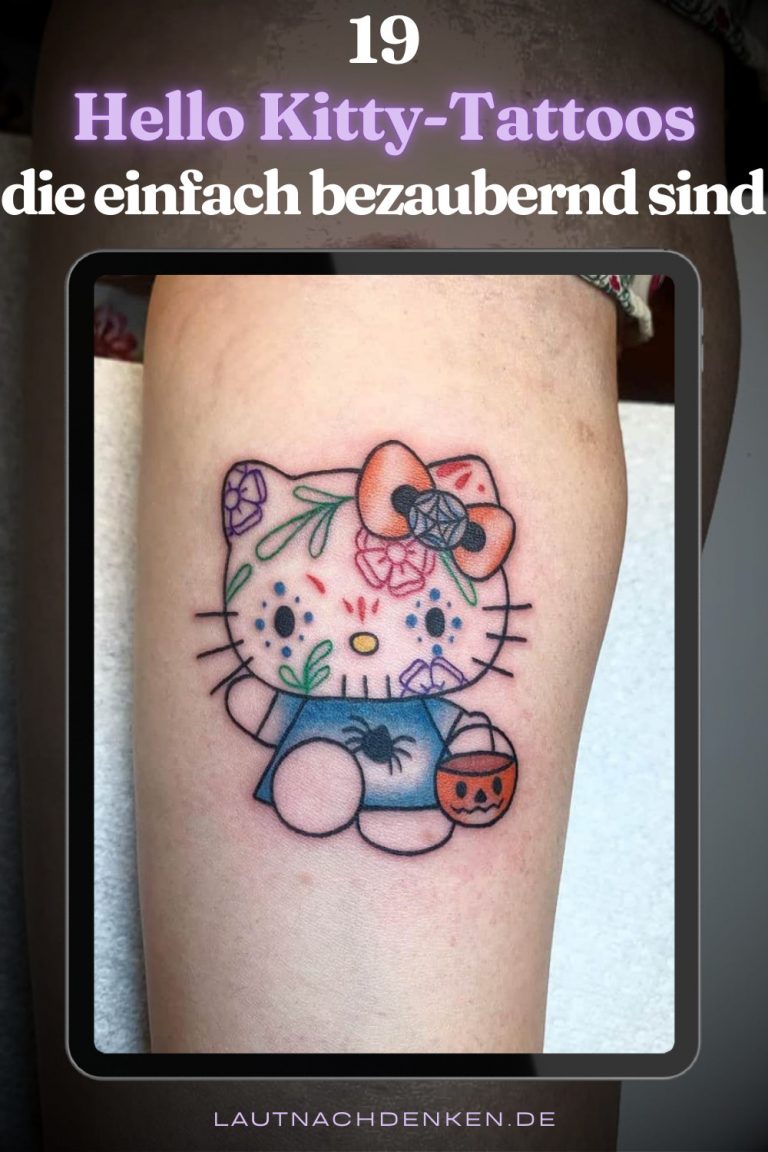 19 Hello Kitty-Tattoos, die einfach bezaubernd sind